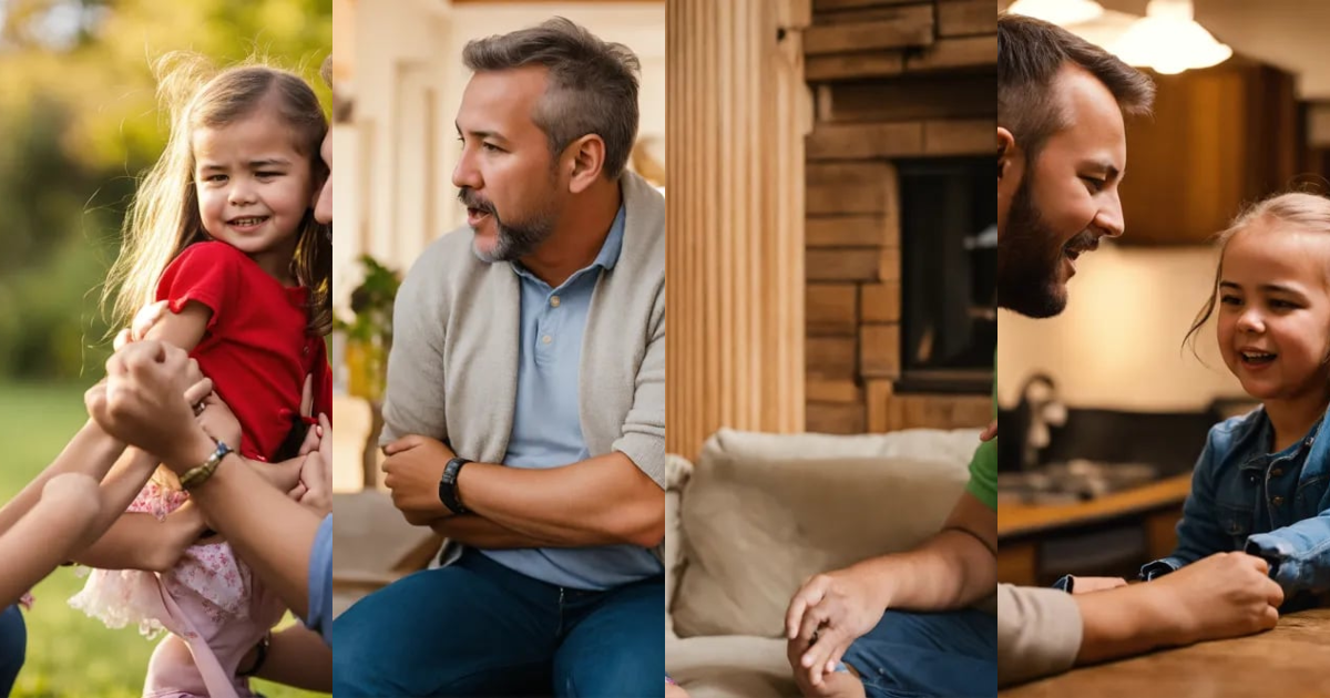 Lexica - Dad telling two daughters off