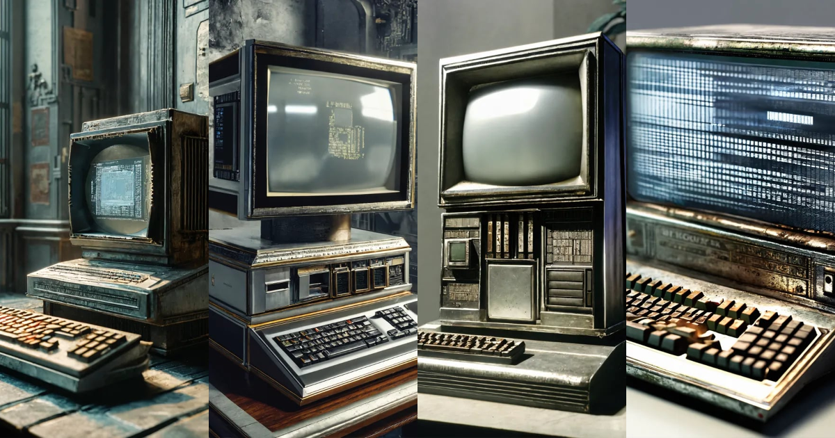 Lexica - A computer in the year 1800, with a silver, three-dimensional ...