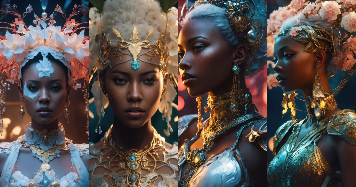 Lexica - Hyperwave cover art Fantasy concept art, dark skinned black ...