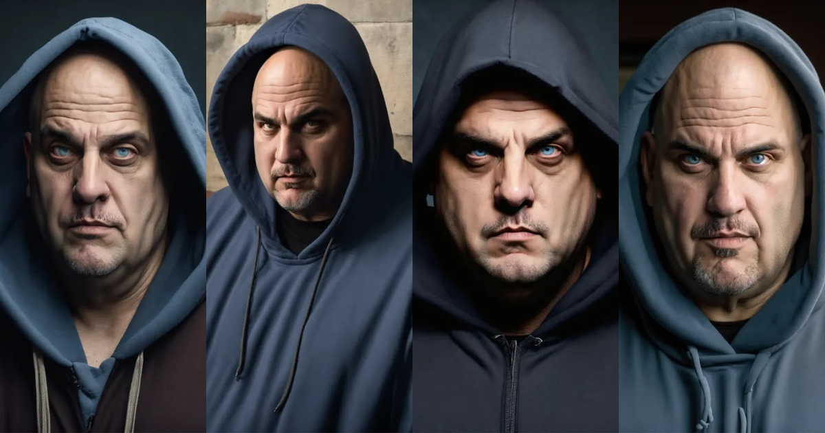 Lexica - UNCLE FESTER JOHN FETTERMAN WEARING A HOODIE OVER HIS HEAD ...