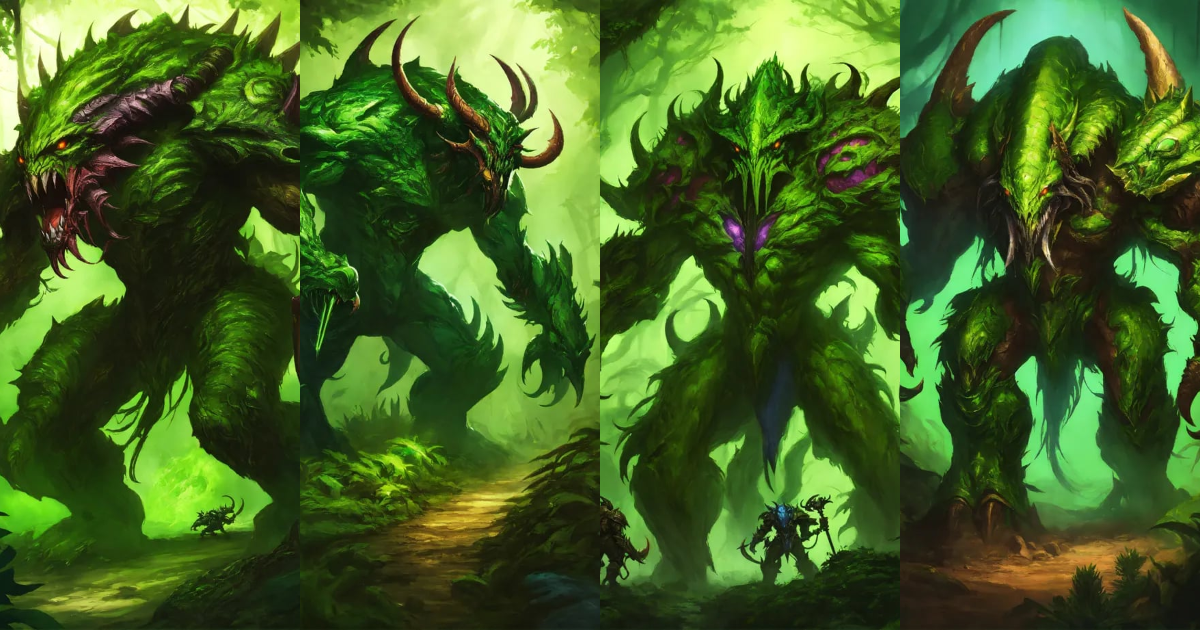 Lexica - Primal ultralisk, starcraft primal zerg art, green jungle coloring