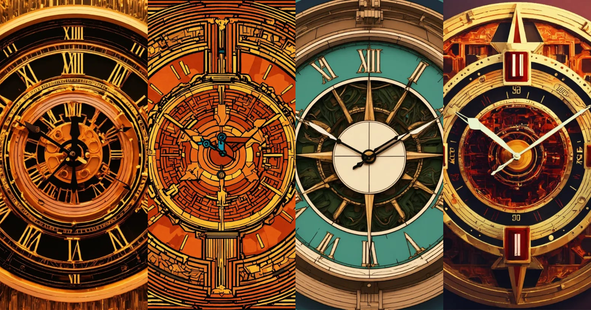 Lexica - Clock, logo, low colors, blockchain, 2d, minimalistic, 2 d ...