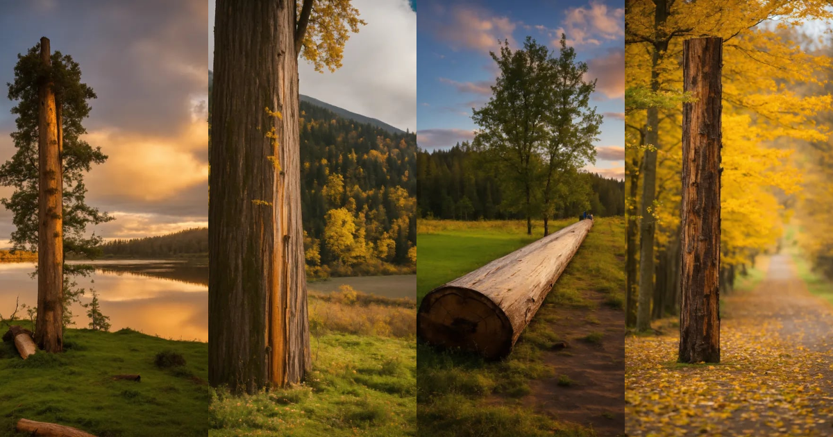 Lexica - A long log standing upright