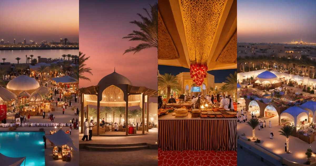 Lexica - Visualize a vibrant scene at the 'Taste of Bahrain' Food ...