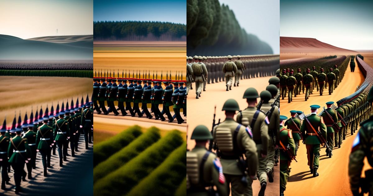 Lexica - Soldiers marching side view