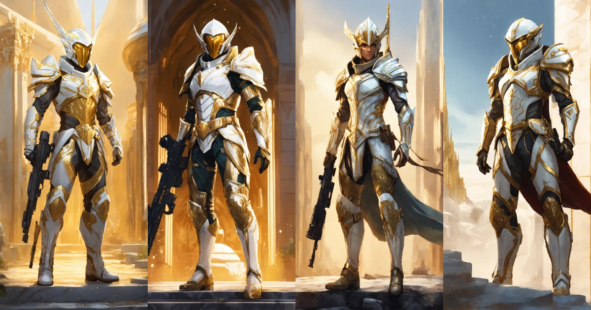 Lexica - Epic drawing of a full body of a high elf sci fi soldier ...