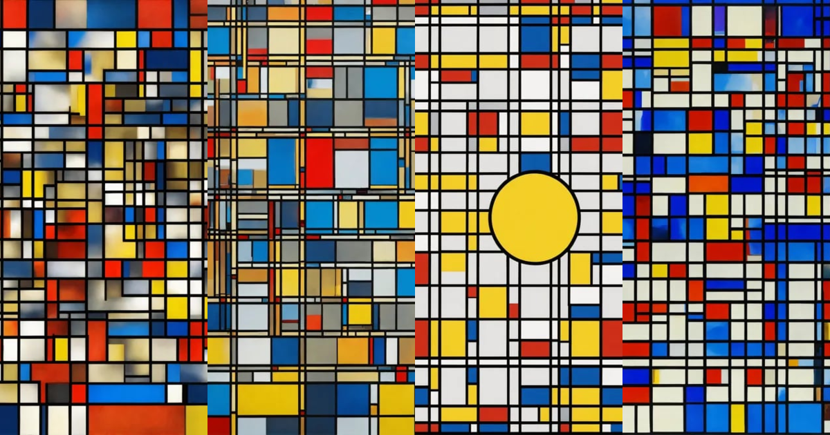 Lexica - Cosmic space, PIET MONDRIAN style