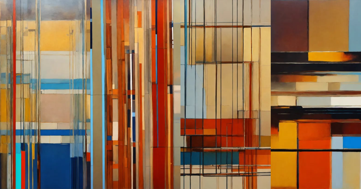 Lexica - Generative abstract tubes, oil painting, transparent, in style ...