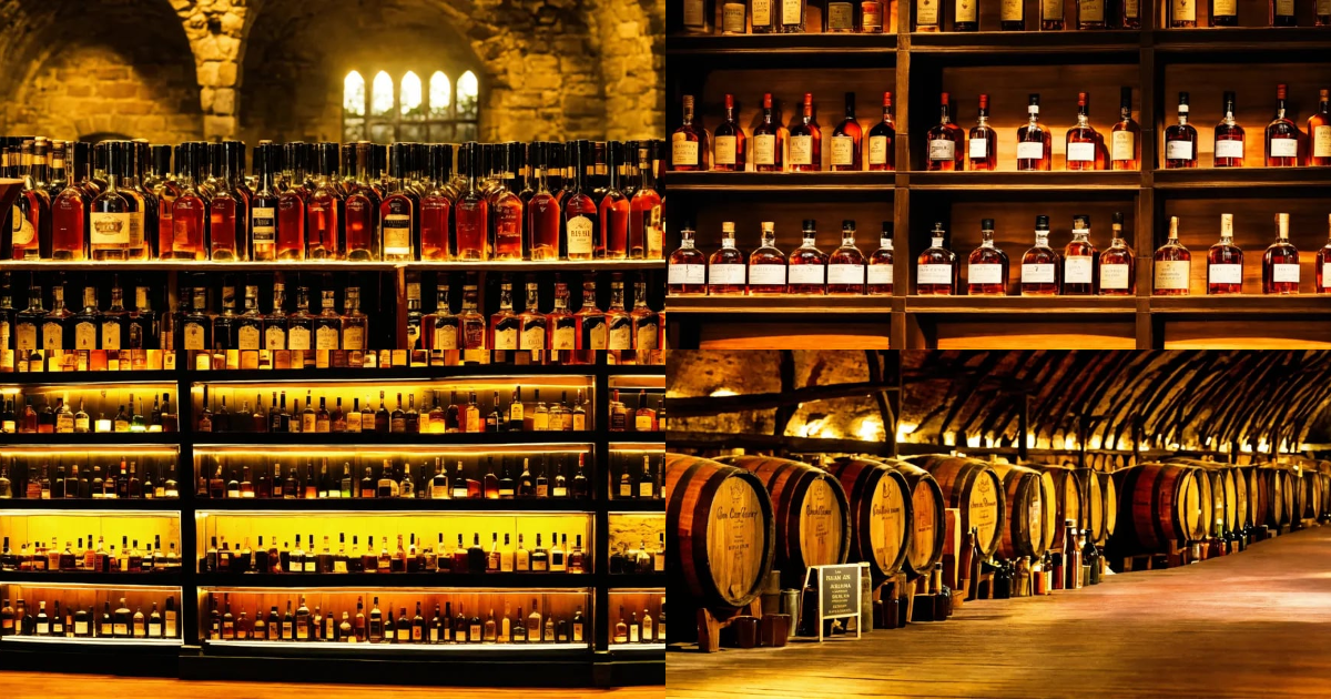 Lexica - Rum cellar bottles