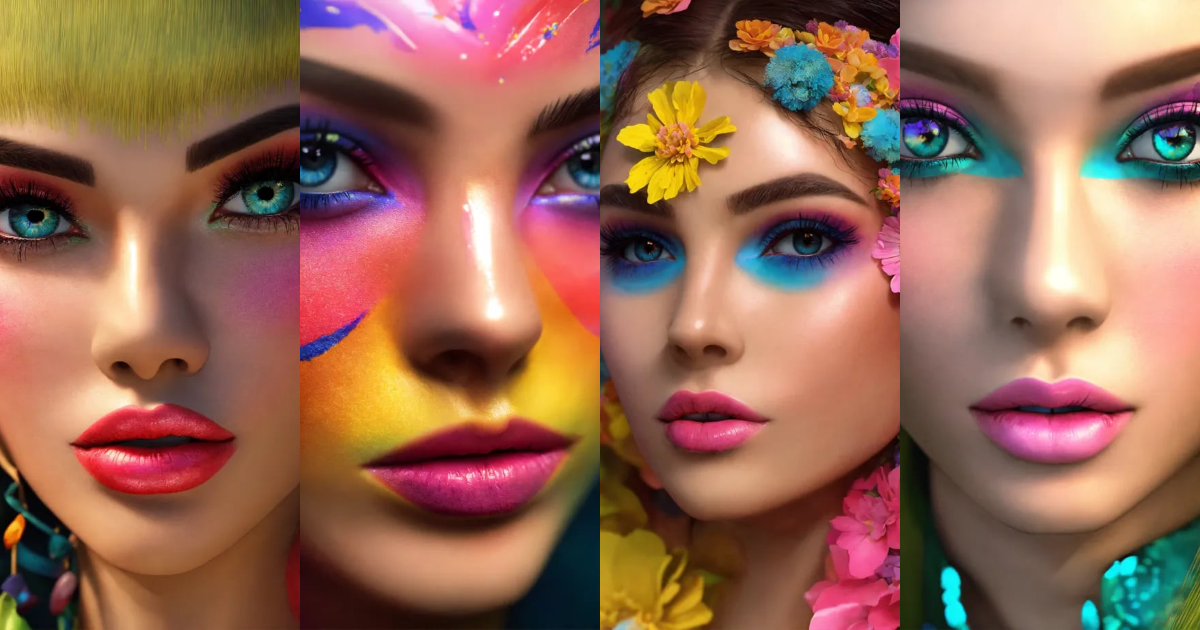 Lexica - Eye liner, mascara,blush, lipstick eyenshadow,3d Autodesk Maya ...