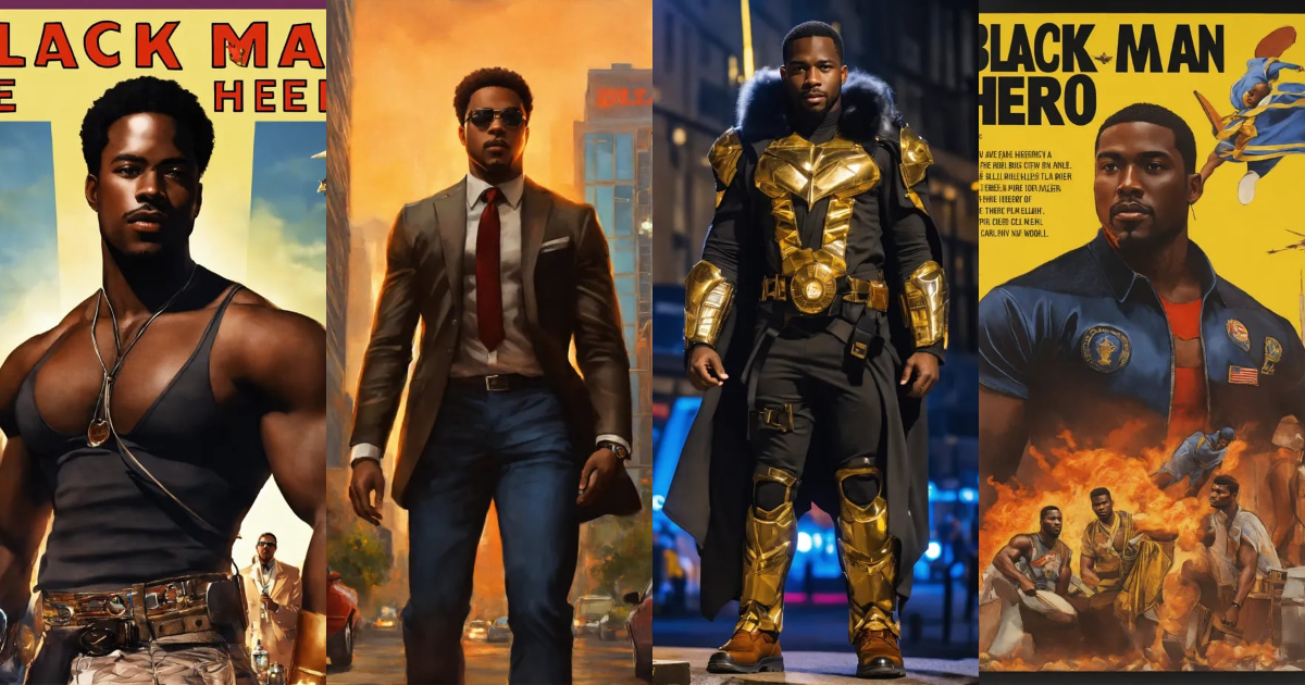 Lexica - Black man hero