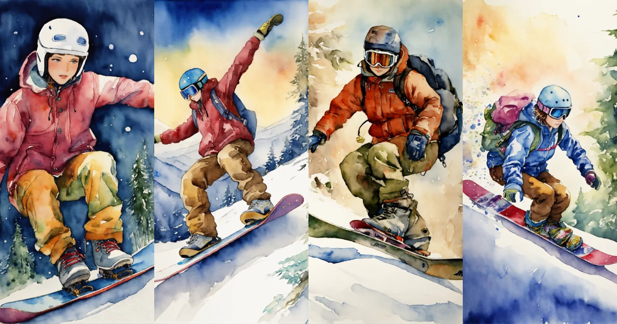 Lexica - White background, a single snowboard, fantasy, sharp focus ...