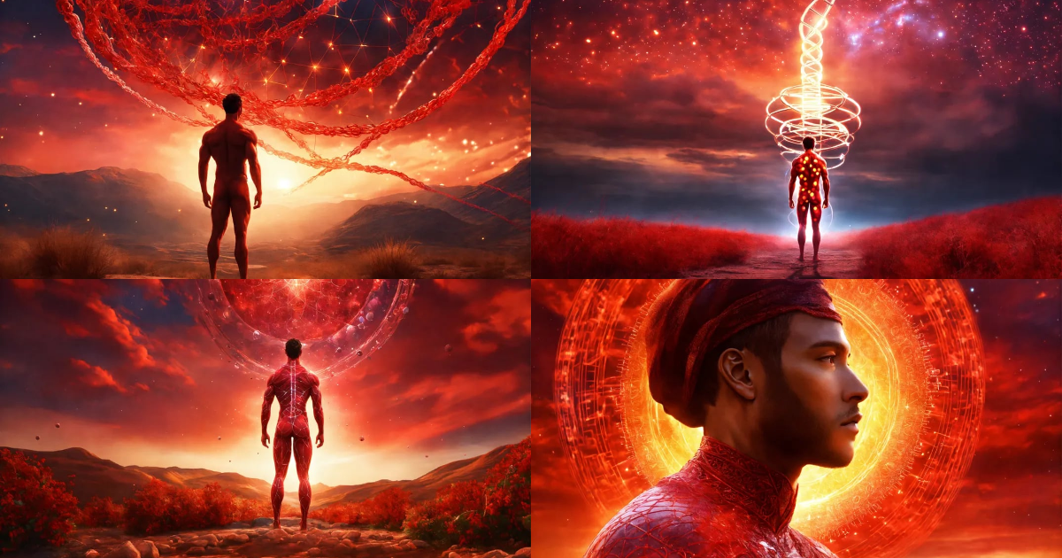 Lexica - Spiritual healing, well built man, dna strands, 4k resolution ...