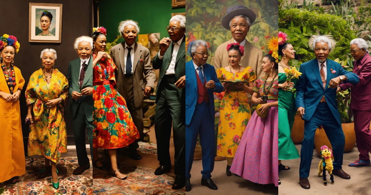 Lexica - Einstein, Frida Kahlo y Nelson Mandela de cavervicolas ...