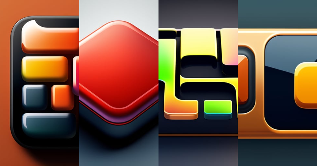 Lexica - Square, Ios app icon design, skeuomorphic, dwarf