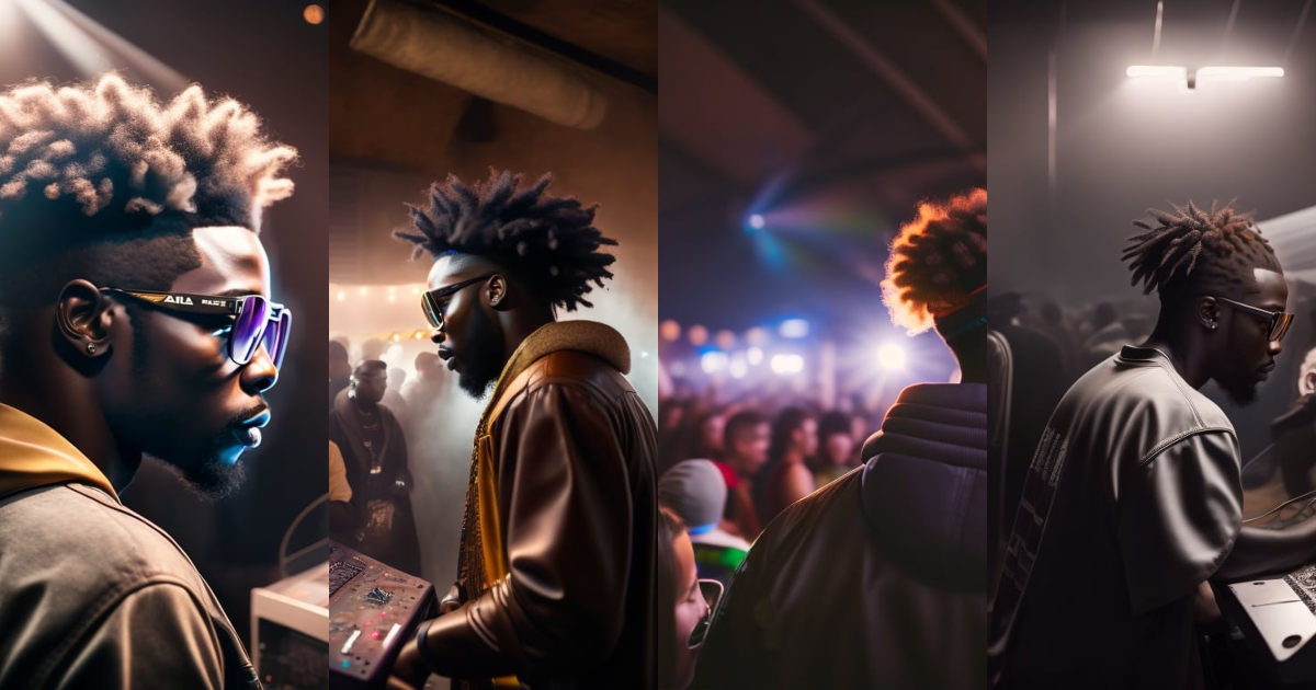 Lexica - Intricately detailed photograph of a dj at an underground ...