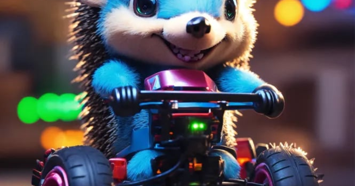 Lexica - Cute, cyber, hedgehog, punk smile showing teeth, high res, 8 k ...