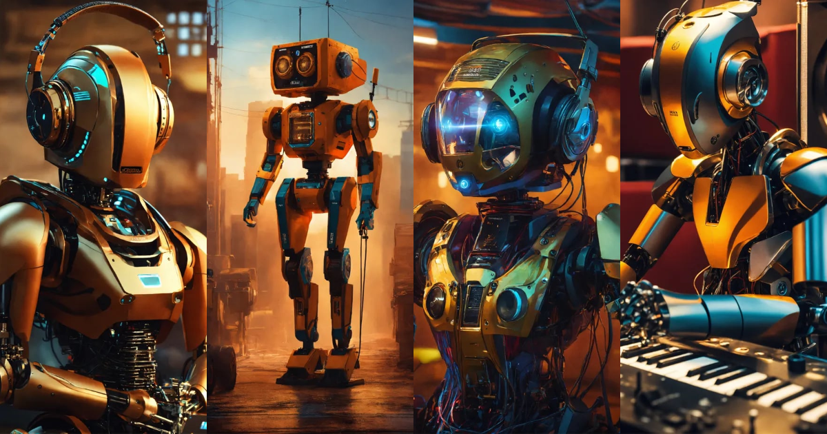 Lexica - Um robô produtor musical altamente avançado, está no estúdio ...