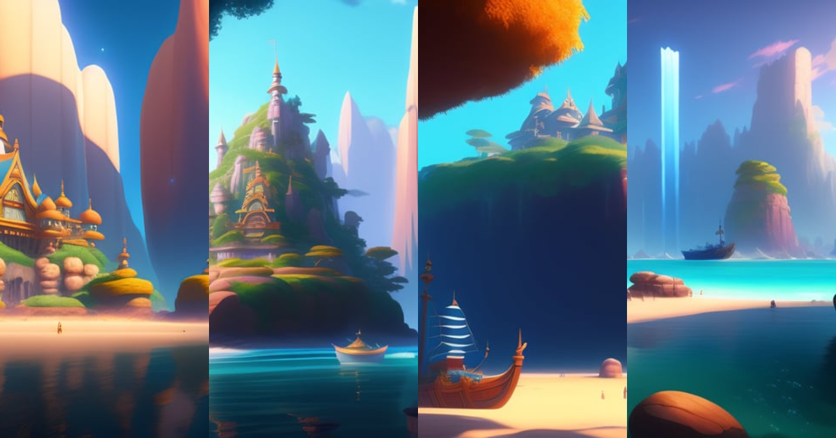 Lexica - Atlantis, studio ghibli, pixar and disney animation, sharp ...