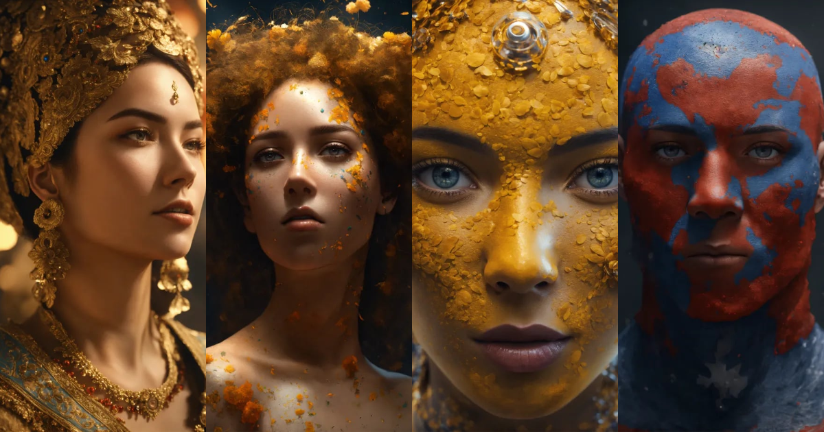 Lexica - Many national, many faces together drawn photorealistic with ...