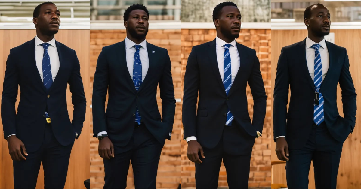 Lexica - Closeup of Faceless African lawyer dressed in a Chelsea soccer ...