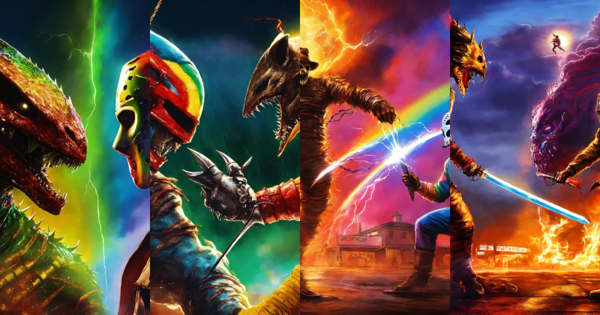 Lexica - Nightmare on elm st freddie vs jason god claws rainbow thunder