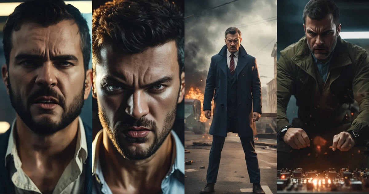 Lexica - Cinematic photo of angry controlling man, high resolution ...