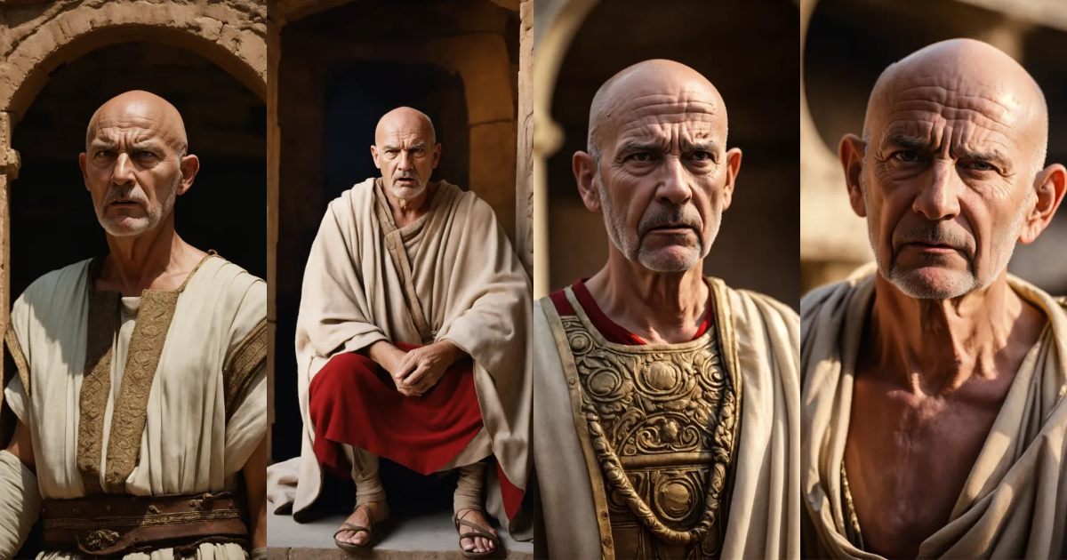 Lexica - A realistic photo of an ugly 60-year-old man, almost bald ...