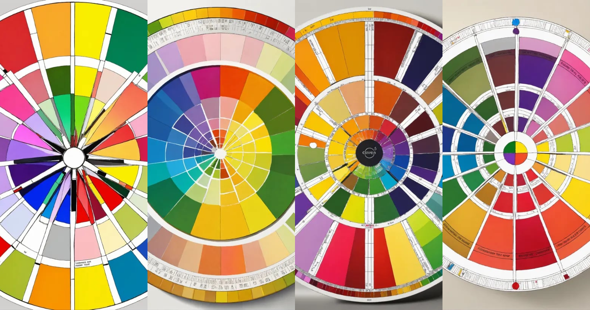 Lexica - A SIMPLE color wheel in 'white background'. Now make it ...