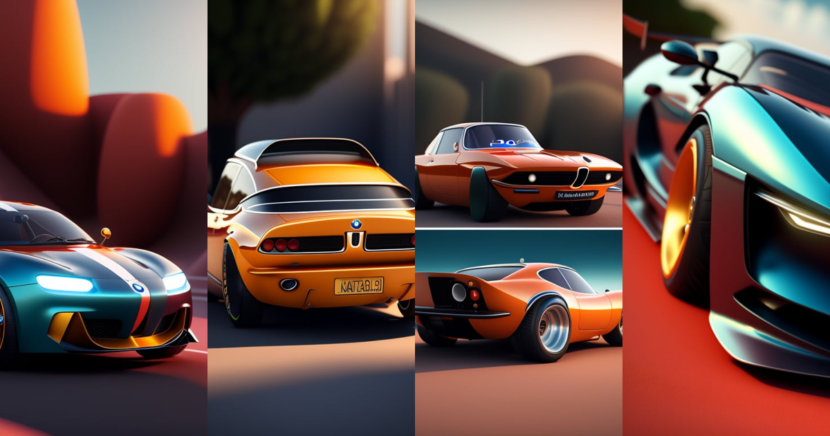 Lexica - "BMW series 2" as a pixar disney character from Cars , real ...