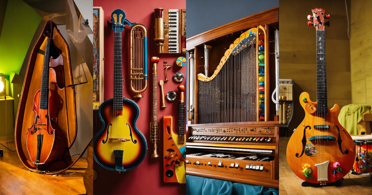 Lexica - Alient musical instruments that look like kid toys and are alive