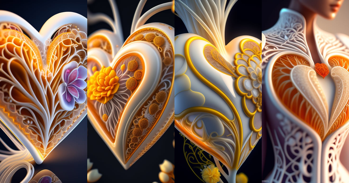 Lexica - A realistic anatomically proportioned heart, beautiful ...