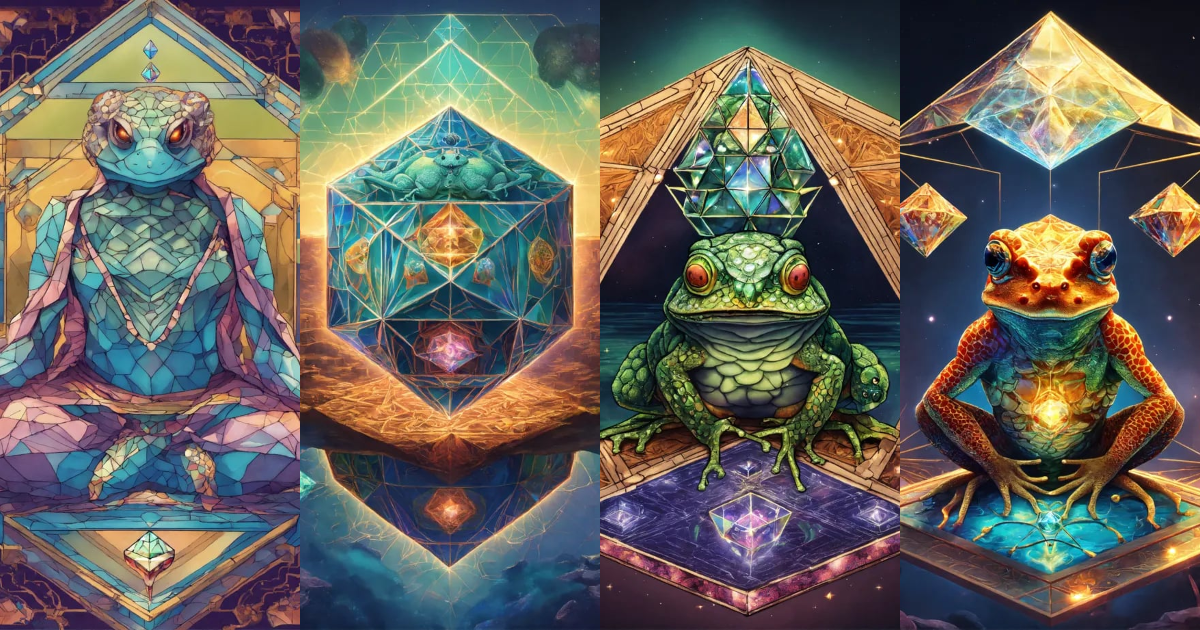 Lexica - Diamond Toad That is Zen master that is meditating in a ...