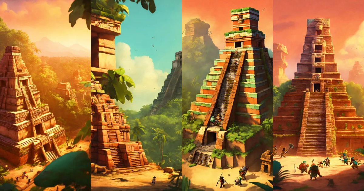 Lexica - Pixar animation of a battle between Tikal and Calakmul, pixar ...