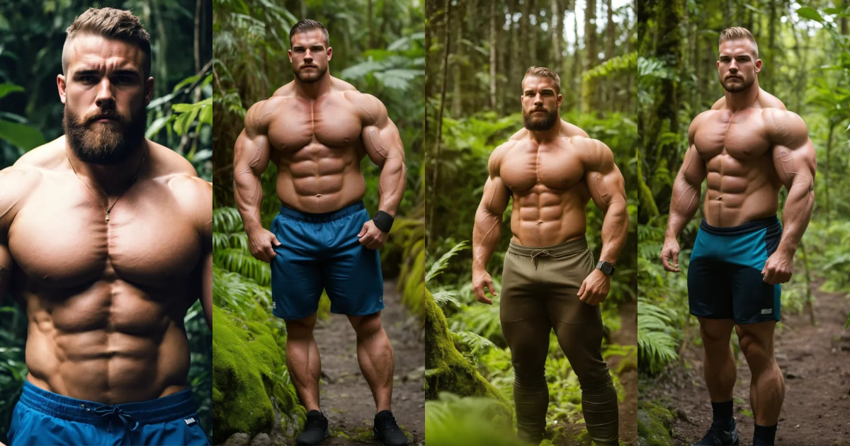 Lexica - 30-year-old man with big muscles, big bodybuilder, icelandic ...