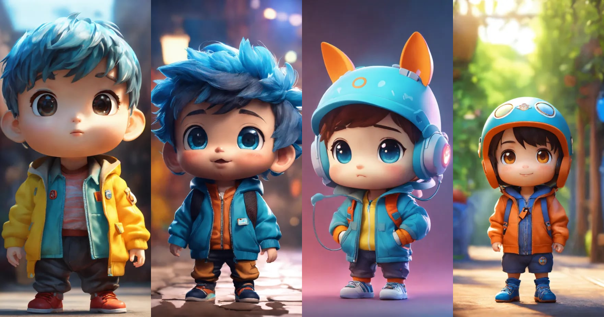 Lexica - 4d photographic image of full body image of a cute little ...