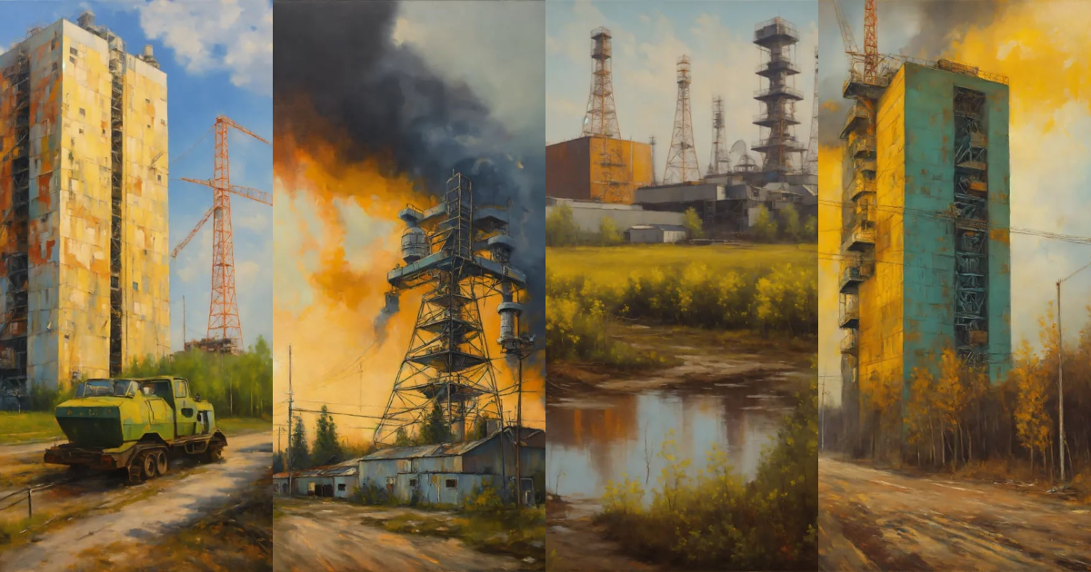 Lexica - Chernobyl nowadays Oil painting