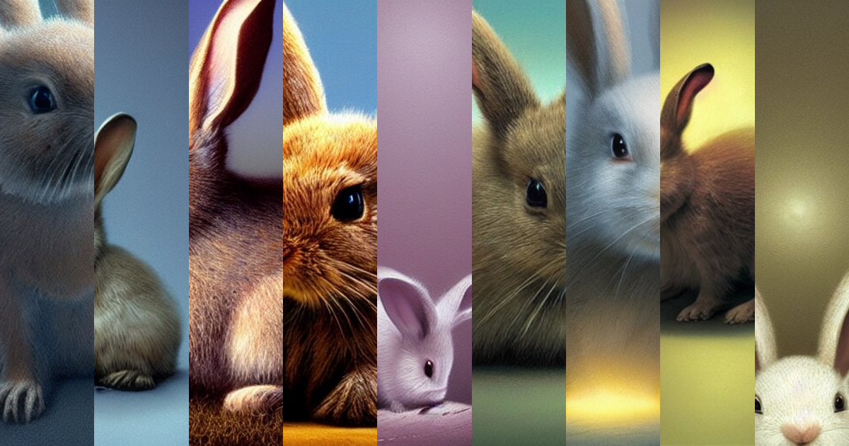 Lexica - Adorable baby rabbit pixar character by zdzislaw beksinski, by ...