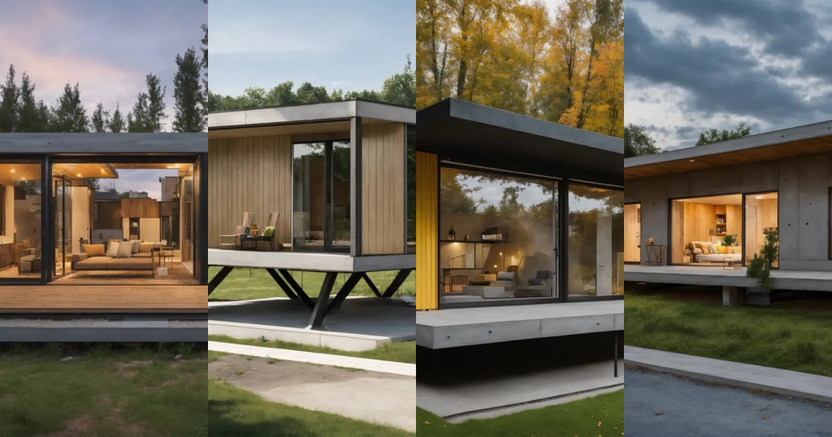 Lexica - Concrete modular houses
