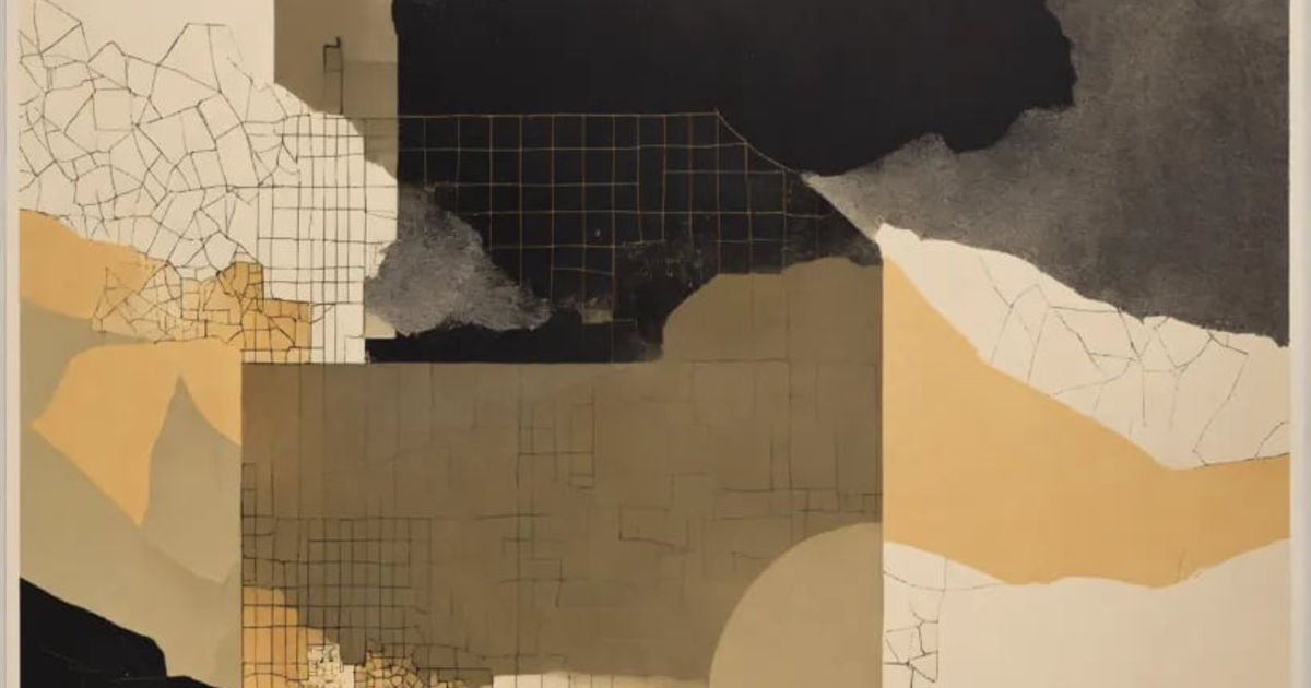 Lexica - Fragments, riso design, dissolve, texture, pastels cream black,