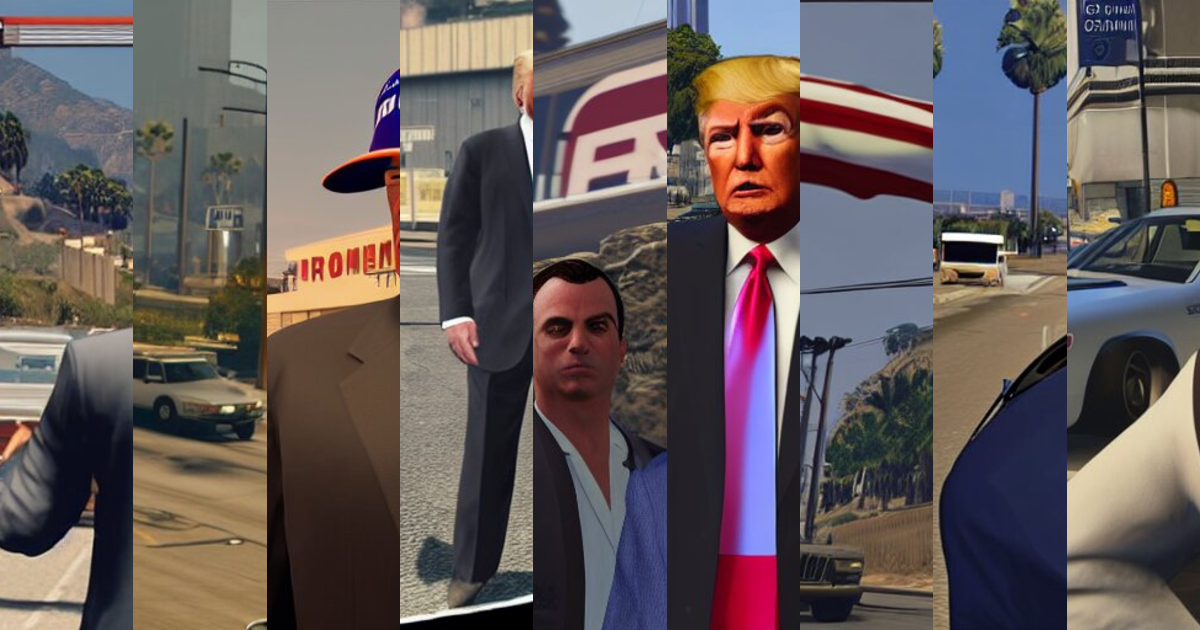 Lexica - Donald Trump in GTA V, 8K