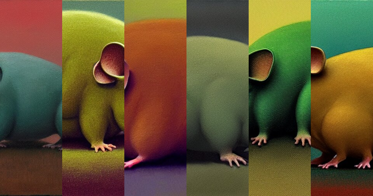 Lexica - Painting of hybrid mouse!!! and ( ( ( ( bulbasaur ...