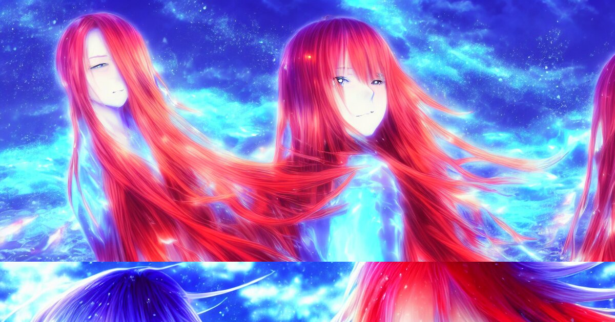 Lexica - Advanced digital anime art, a very cute gorgeous teenage girl ...