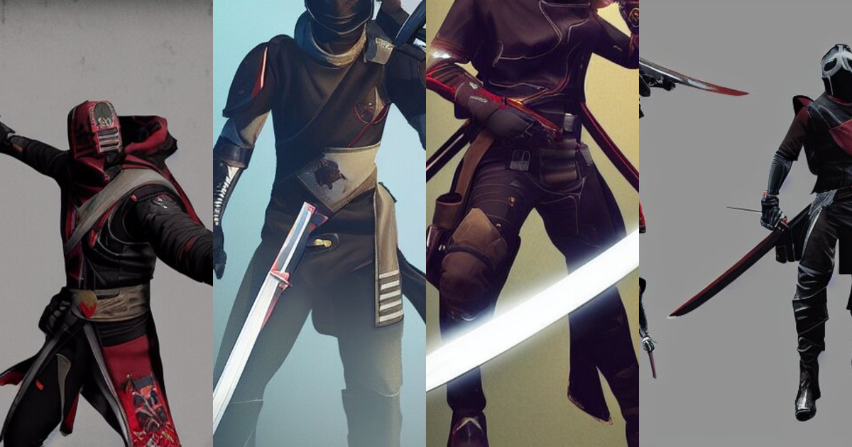 Lexica - Destiny 2 hunter wielding a katana in an action pose ...