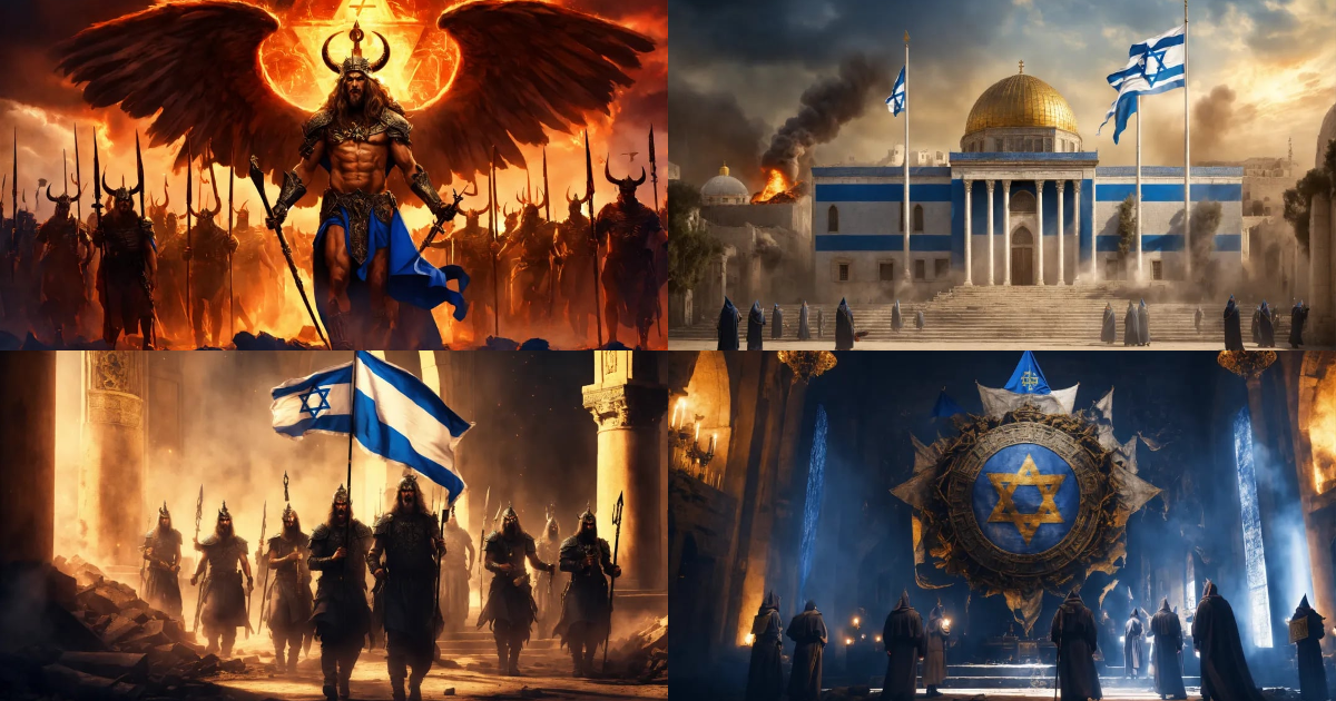 Lexica - Digital Lucifer's Evil demonic Israel demon army carrying ...