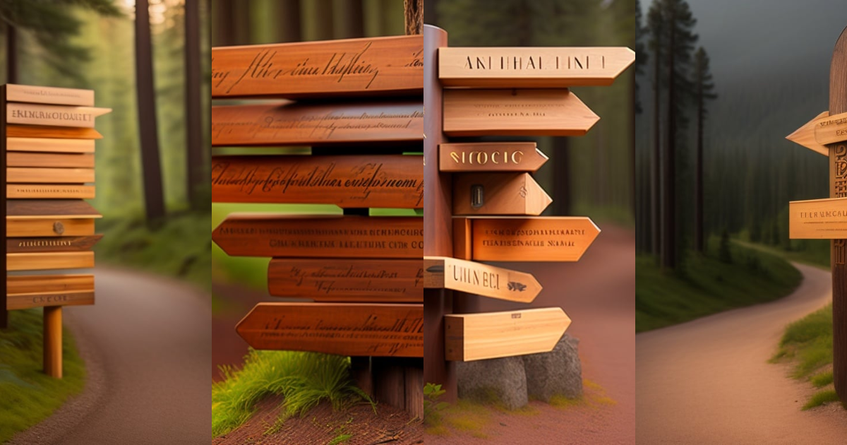 Lexica - As the path unfolds, various signposts emerge along the way ...