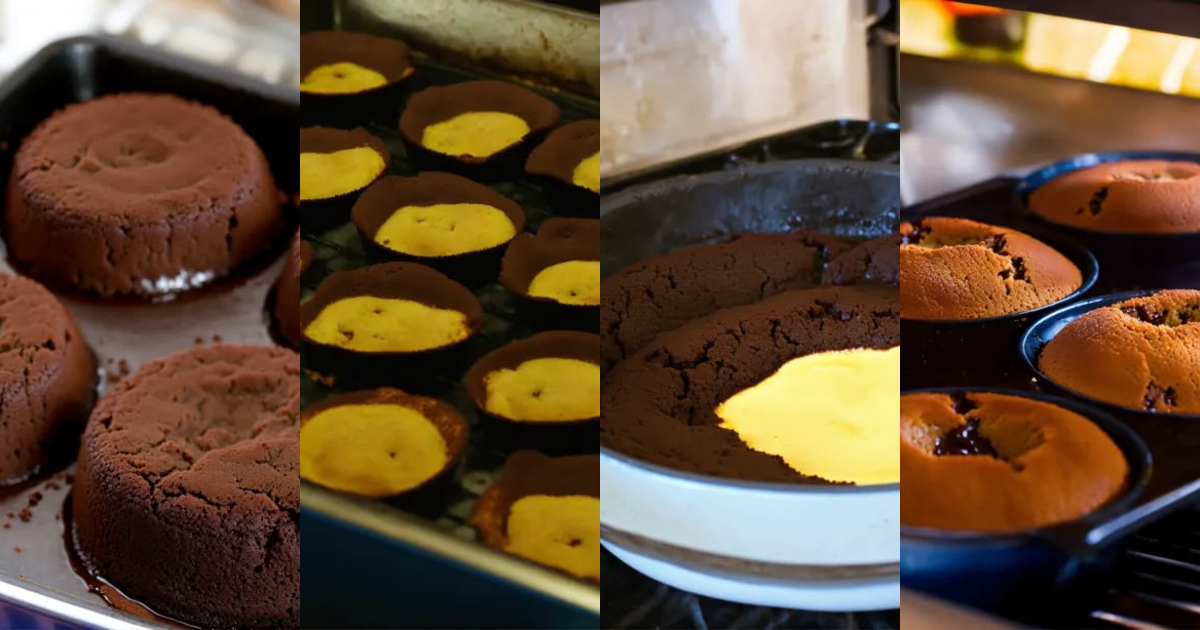 Lexica - "Once they're done baking, remove the chocolate lava cakes ...