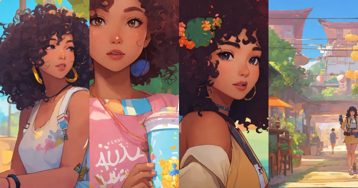 Lexica - BOBA Tea VECTOR, curly locks, joy, boba tea, milk tea, island ...