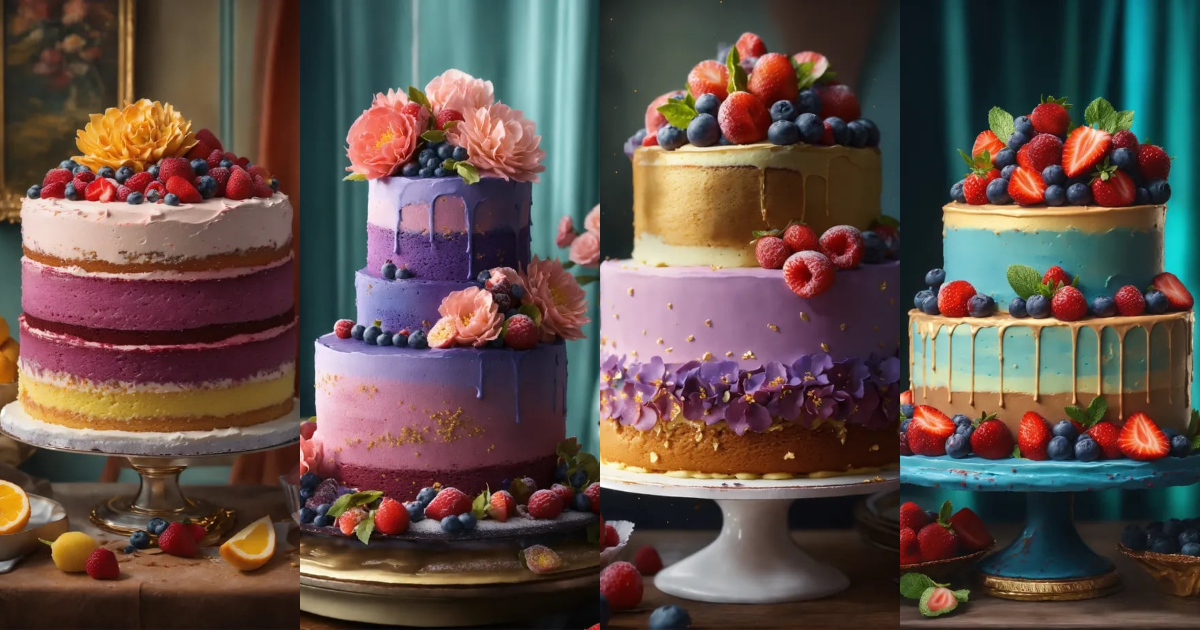 Lexica - Fabulous beautiful cakes , rich colours , realistic photo ...