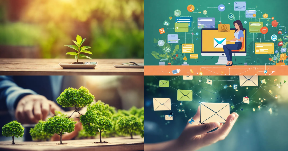 Lexica - A real photo that illustrates "Email Marketing Nurturing Leads ...